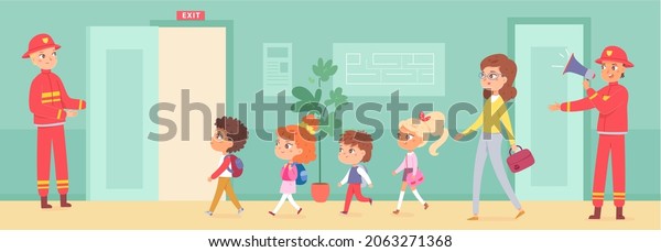 739 Fire Drill School Images, Stock Photos & Vectors | Shutterstock