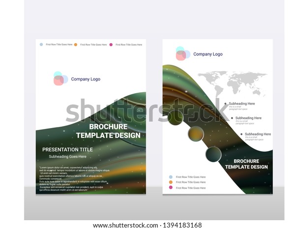 Even Poster Flyer Design Concept Events Stock Vector (Royalty Free ...