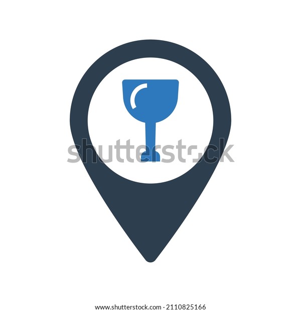 Event Location Icon Vector Illustration Stock Vector (Royalty Free ...