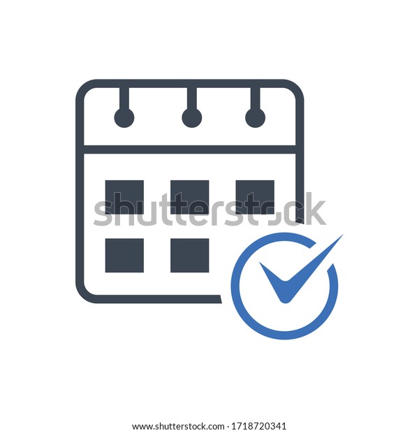 Event Schedule Sign Event Schedule Icon Stock Vector (Royalty Free ...