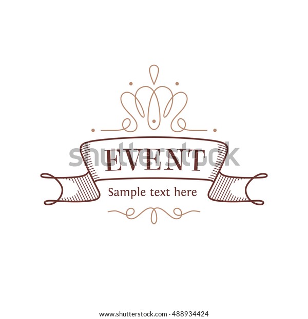 Event Special Occasions Logo Design Template Stock Vector (Royalty Free ...