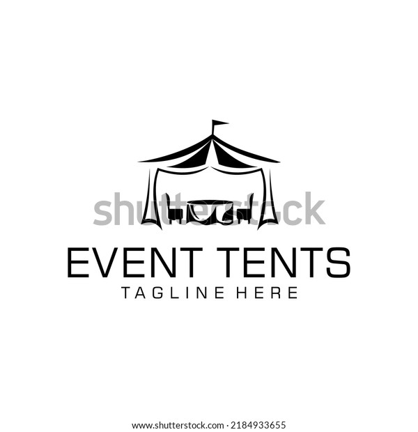 Event Tents Logo Design Creative Idea Stock Vector (Royalty Free ...