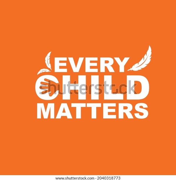 Every Child Matters Logo Hand Feather Stock Vector (Royalty Free ...