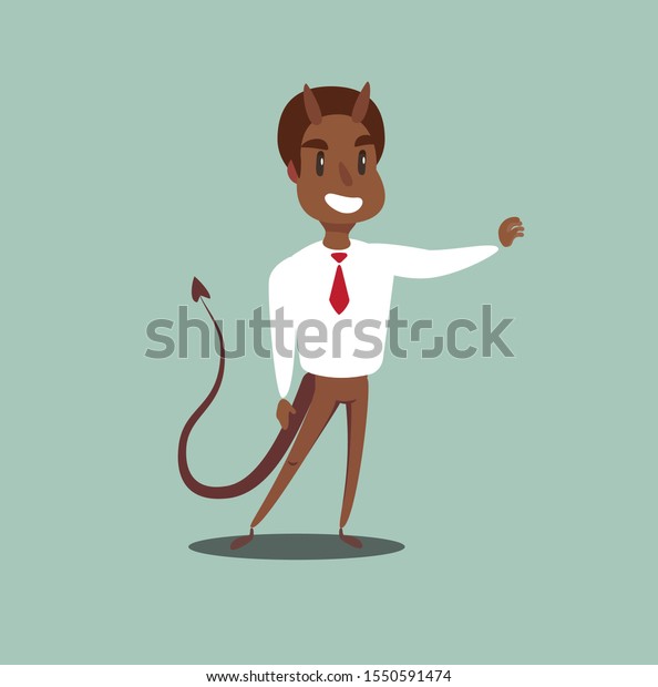 Evil Business Man Stock Flat Vector Stock Vector (Royalty Free ...