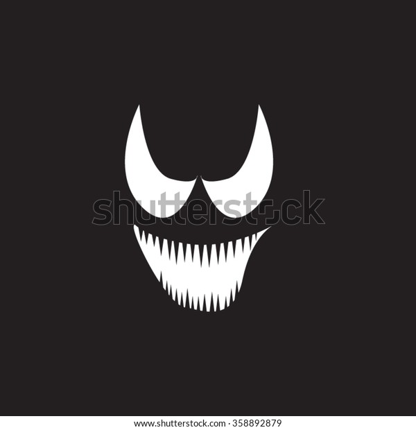 Evil Character Parties Banners Stickers Invitations Stock Vector ...