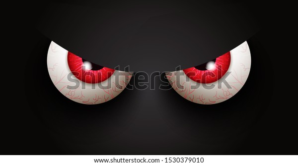 Evil Eyes Halloween Vector Stock Vector (Royalty Free) 1530379010 ...
