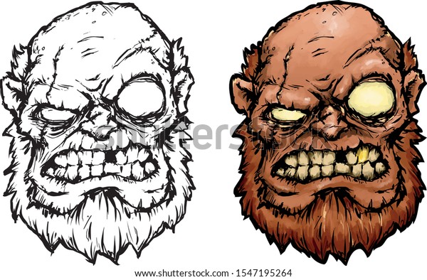 Evil Grin Bearded Pirate Rage: เวกเตอร์สต็อก (ปลอดค่าลิขสิทธิ์ ...
