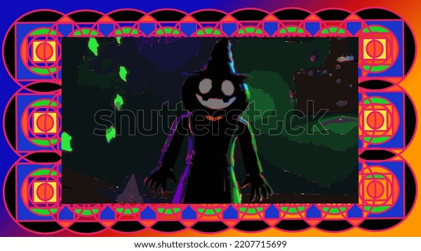 Evil Hell Land Space Vector Art Stock Vector (Royalty Free) 2207715699 ...