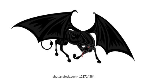 Evil Horse Stock Vector (Royalty Free) 121714384 | Shutterstock