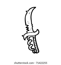 Evil Looking Knife Cartoon Stock Vector (Royalty Free) 72703015 ...