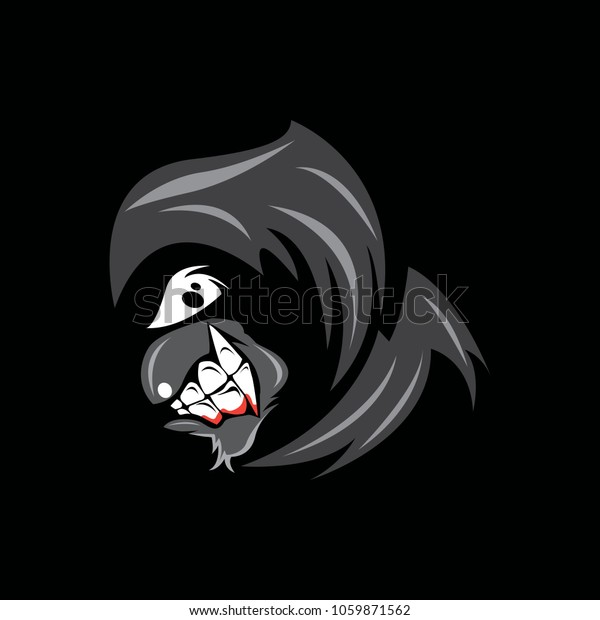 Evil Reaper Vector Illustrationt Shirt Design Stock Vector (Royalty ...