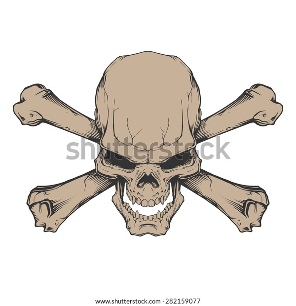 Evil Skull And Crossbones