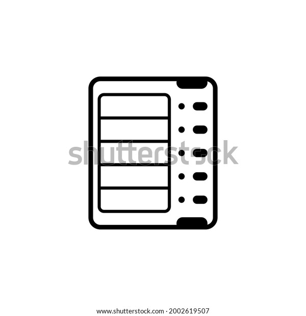 Evm Machine Outline Icon Clipart Image Stock Vector (Royalty Free ...