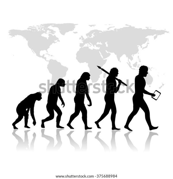 Evolution abstraite : image vectorielle de stock (libre de droits ...