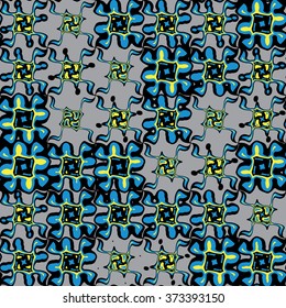 Evolving Gammadion Cross Swastika Vector Seamless Stock Vector (Royalty ...