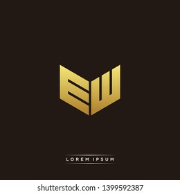 We Logo Letter Initial Logo Designs Stock Vector (Royalty Free) 1403809841
