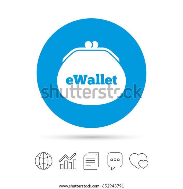 Ewallet Sign Icon Electronic Wallet Symbol Stock Vector (Royalty Free ...