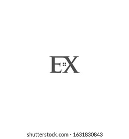 Ex Letter Logo Window Symbol Stock Vector (Royalty Free) 1631830843 ...
