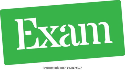 Exam Stamp On White Background Stock Vector (Royalty Free) 1408176107 ...