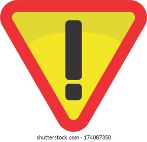 Examination Mark Symbol Icon Road Sign: vector de stock (libre de ...