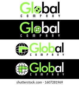 Example Global Company Logo Design Stock Vector (Royalty Free ...