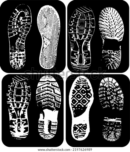 Example One Designs Shoe Soles Stock Vector (Royalty Free) 2197626989 ...