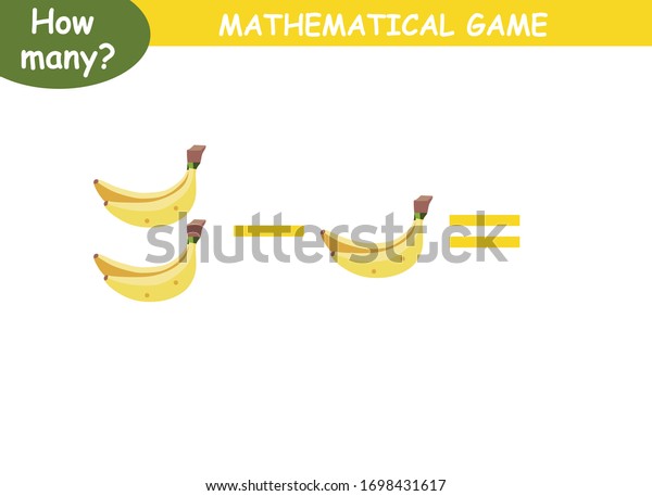 Examples Subtraction Fruits Vegetables Educational Page Stock Vector ...