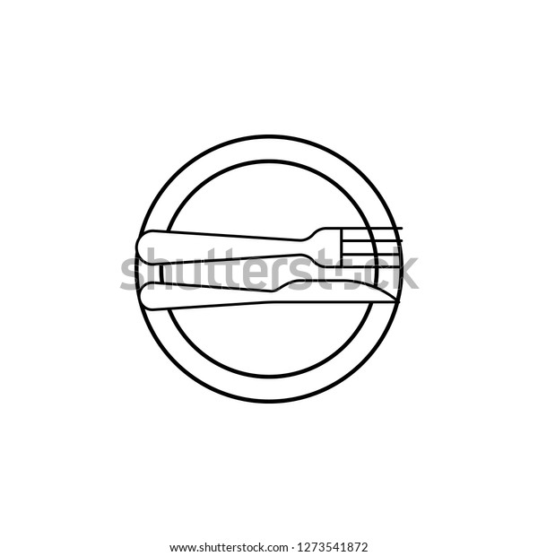 Excellent Table Etiquette Icon Can Be Stock Vector (Royalty Free ...
