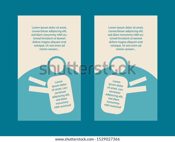 Excellent Universal Flyer Template Vector Isolated Stock Vector ...
