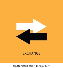 Exchange Logo Vector Icon Stock Vector (Royalty Free) 1178534374 ...