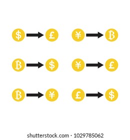 Exchange Money Vector Stock Vector (Royalty Free) 1029785062 | Shutterstock