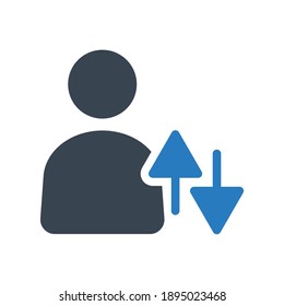 Exchange User Iconsharereload Vector Illustration Stock Vector (Royalty ...