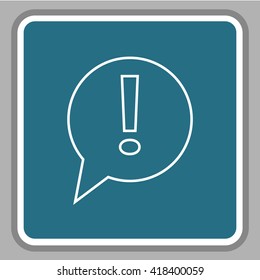 Exclamation Mark Stock Vector (Royalty Free) 418400059 | Shutterstock