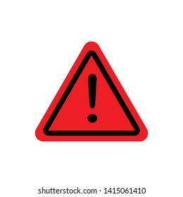 Exclamation Mark Hazard Warning Symbol Icon: เวกเตอร์สต็อก (ปลอดค่า ...