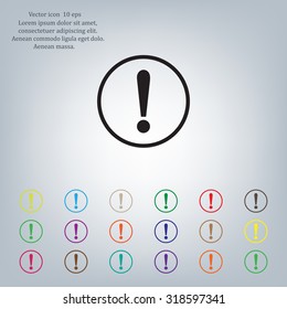Exclamation Mark Exclamation Mark Hazard Warning Stock Vector (Royalty ...