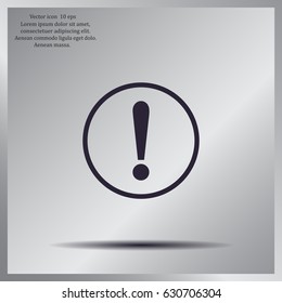 Exclamation Mark Exclamation Mark Hazard Warning Stock Vector (Royalty ...