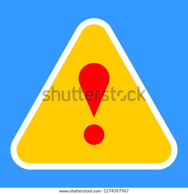 Exclamation Mark Icon Warning Sign Attention Stock Vector (Royalty Free ...