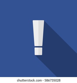 Exclamation Mark Sign Blue Stock Vector (Royalty Free) 586735028 ...