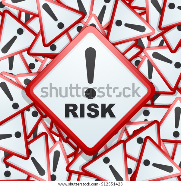 Exclamation Risk Sign Stock Vector (Royalty Free) 512551423 | Shutterstock