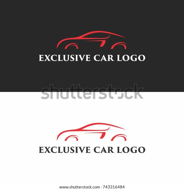 Exclusive Car Line Logo: Stock-Vektorgrafik (Lizenzfrei) 743316484 ...