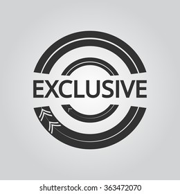 Exclusive Icon Concept Simple Logo Vintage Stock Vector (Royalty Free ...