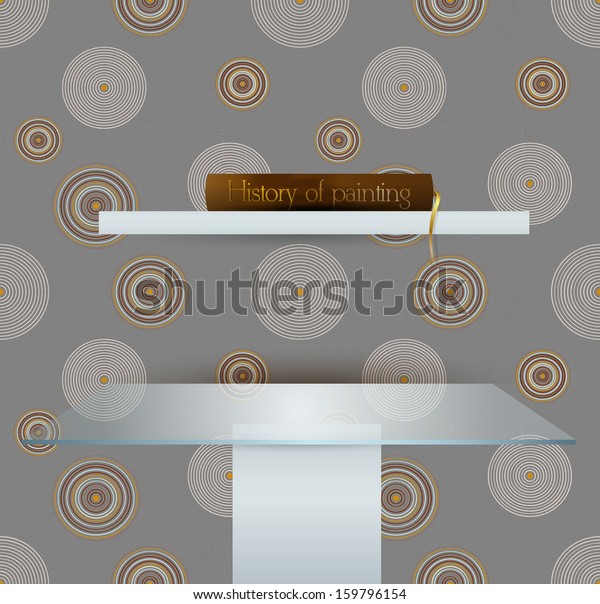 Exclusive Interior Design Circle Wallpaper Design Stock Vector (Royalty ...
