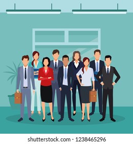 Executive Men Cartoon Stock Vector (Royalty Free) 1238465308 | Shutterstock