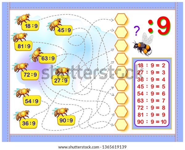 Vector de stock (libre de regalías) sobre Ejercicios para niños con ...