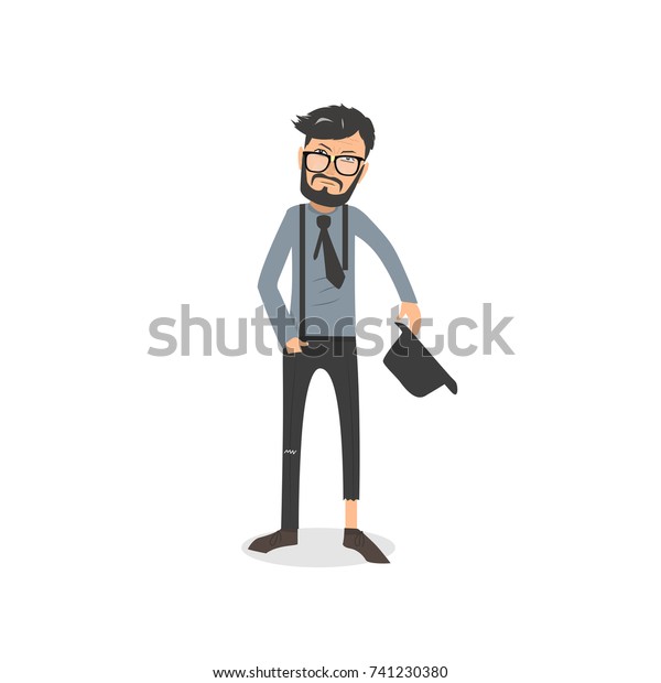Exhausted Completely Wiped Out Cartoon Guy Stock Vector (Royalty Free ...