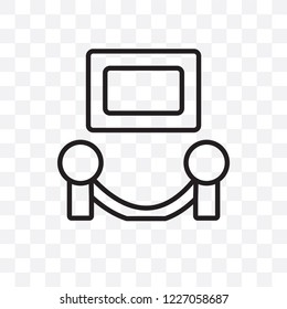 Exhibition Transparent Icon Exhibition Symbol Design 스톡 벡터(로열티 프리 ...