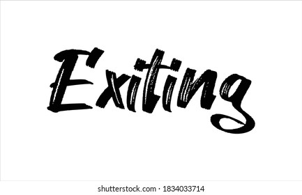 913 Black lettered exit on white background Images, Stock Photos ...
