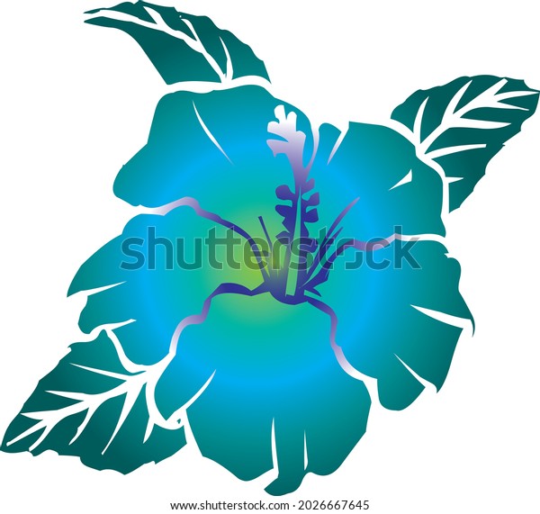 Exotic Cayenne Pepper Tropical Flower Stock Vector (Royalty Free ...