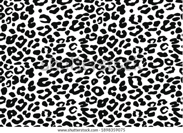 Exotic Colorful Leopard Design Hand Drawnstationaryfashion Stock Vector ...