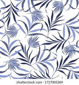 Colores azules de fondo tropical exótico: vector de stock (libre de ...